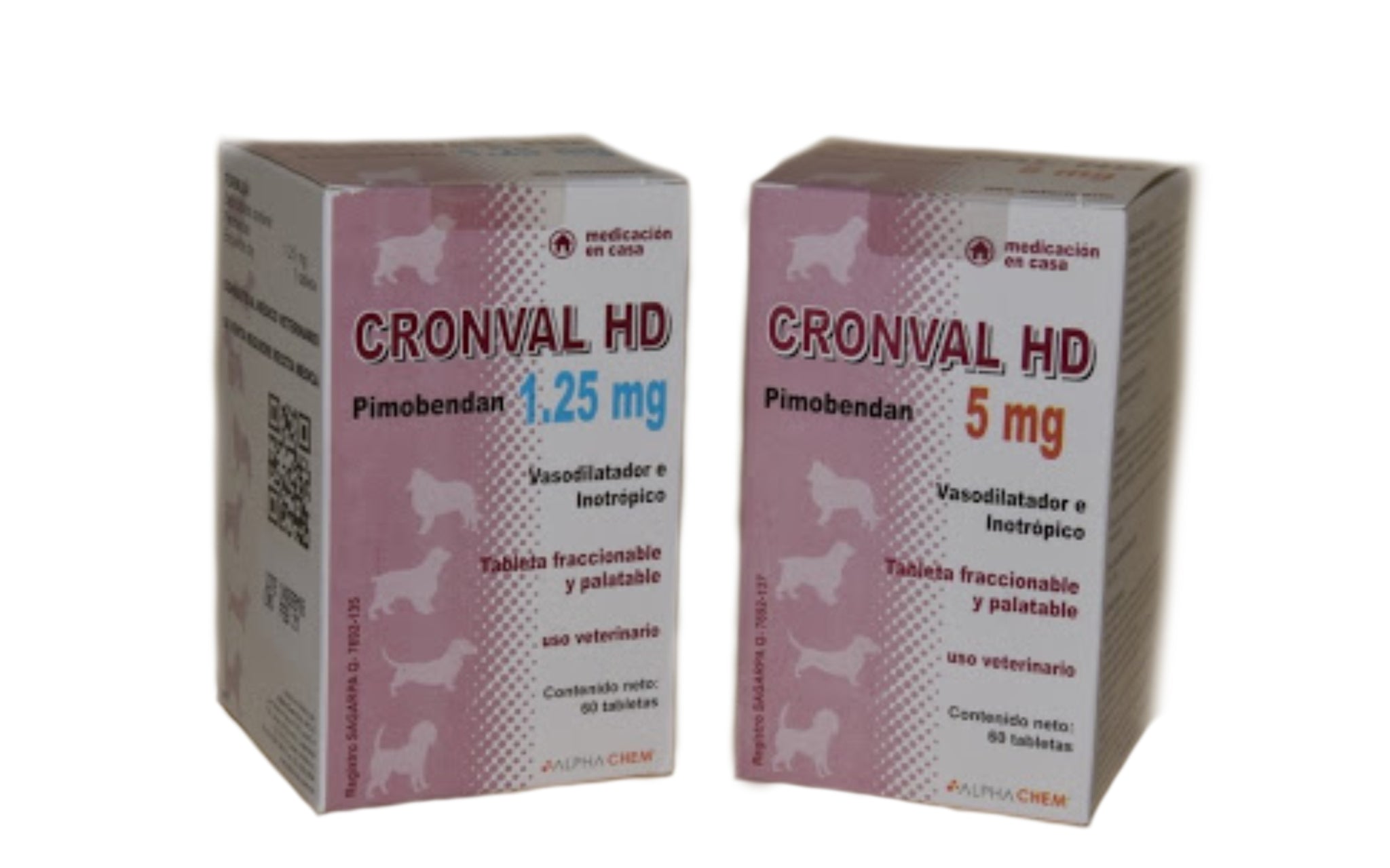 Alphachem Cronval HD 60 Tabletas Pimobendan | Mascotas y Accesorios Mx
